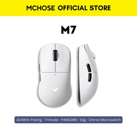 Mchose M7 Wireless Mouse 3 Modes Connection Paw3395 Ultra Lightweight