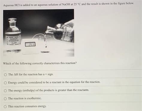 Solved Aqueous HCl Is Added To An Aqueous Solution Of NaOH Chegg