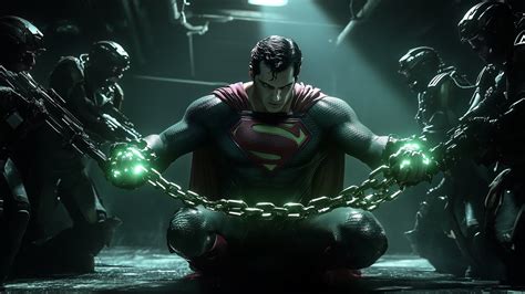 Superman Imprisoned In Kryptonite Chains Can He Escape Youtube