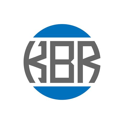 Kbr Letter Logo Design On White Background Kbr Creative Initials
