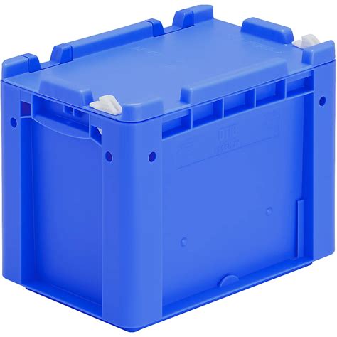 Xl Euro Stacking Container Bito With 1 Part Hinged Lid And Snap Lock Kaiserkraft