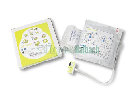 Zoll Original 8900 0800 01 Defi Elektroden Mit Herzdruckmassagesensor Einweg A 1 Paar Ve 1