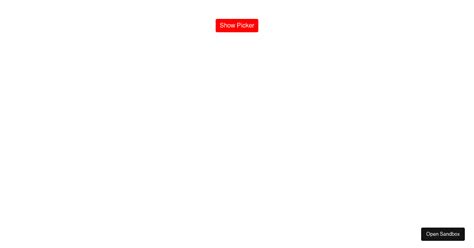 React Tenor  Picker Example Forked Codesandbox