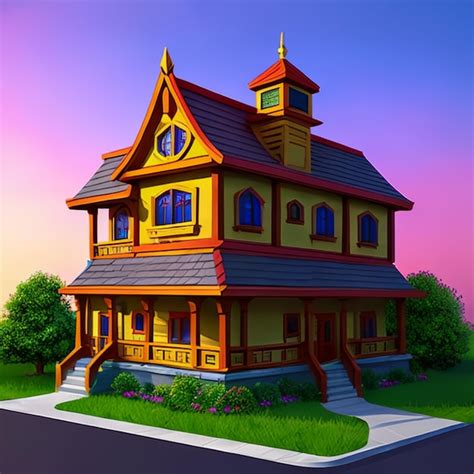 Premium Photo Building Model Idea For Game