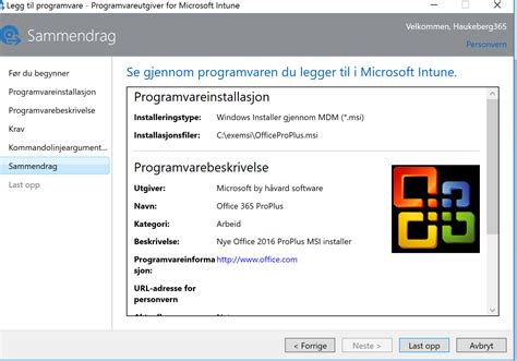 deploy office 365 msi with microsoft intune håvard siegel haukeberg