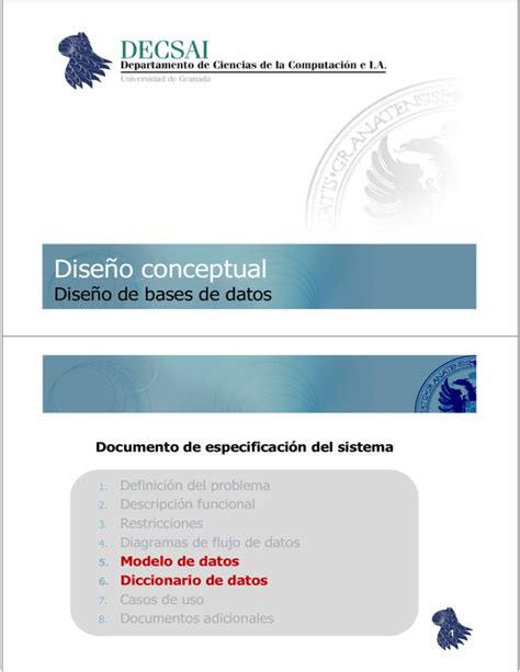 Diseño Conceptual De Bases De Datos
