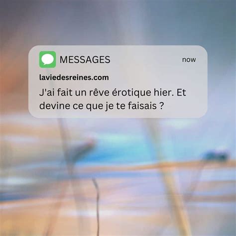 SMS coquins qui vont rendre votre partenaire fou folle de désir