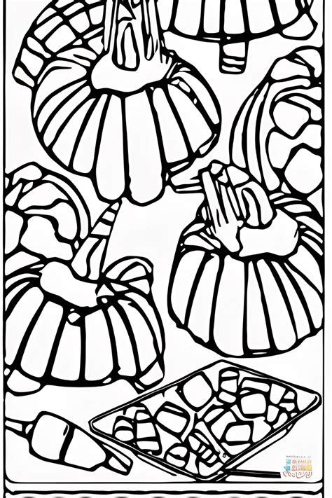 Candy Corn Coloring Page · Creative Fabrica