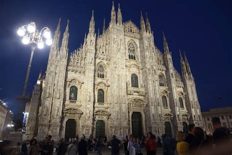 Milan Italy May 30 2019 Night View Of The Duomo Of Milan Editorial
