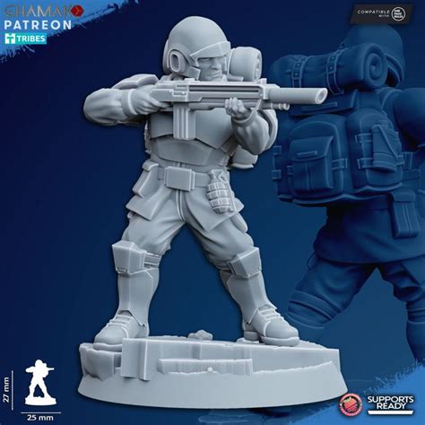 3d Printable Assault Troops By Ghamak