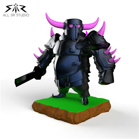 OBJ Datei Clash Of Clans Pekka 3D Druckvorlage Zum HerunterladenCults