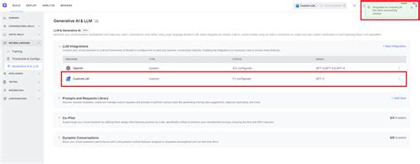 LLM Integration Kore Ai Documentation V