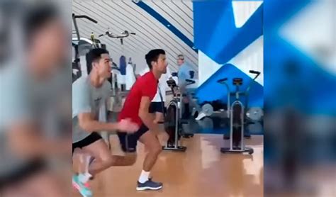 Cristiano Ronaldo Le Enseñó A Saltar A Novak Djokovic Antena 2