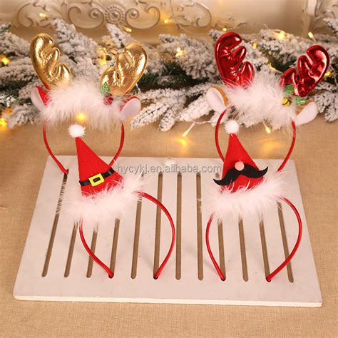 Cute Christmas Head Hat Toppers Great Fun And Festive Holiday Headbands