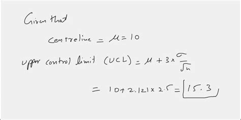 Solved A Process Is T0 Be Monitored With Standard Values P 10 And0