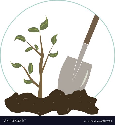 Tree Planting Royalty Free Vector Image Vectorstock