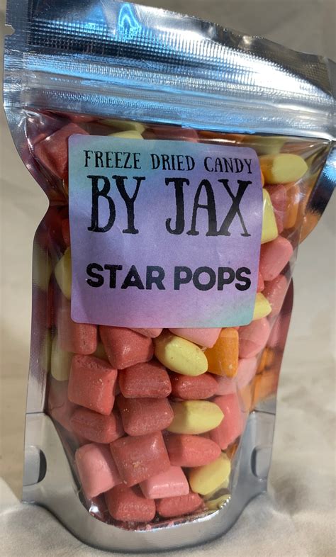 Freeze Dried Candy Star Pops Jolie And Jax Boutique