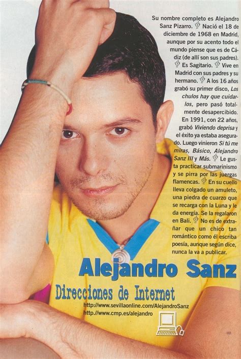 Pongamos Que Hablo De Alejandro Sanz Tal Dia Como Hoy