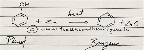 What Does The Phenol Gives On Distillation With Zinc Dust The