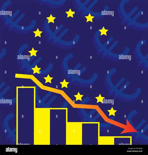 Chart Of Eu Economic Crisis Stock Vector Image And Art Alamy