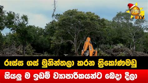 රූස්ස ගස් මුනින්තලා කරන ත්‍රිකෝණමඩු සියලු ම ඉඩම් ව්‍යාපාරිකයන්ට බෙදා