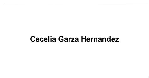 Obituary Cecelia Garza Hernandez
