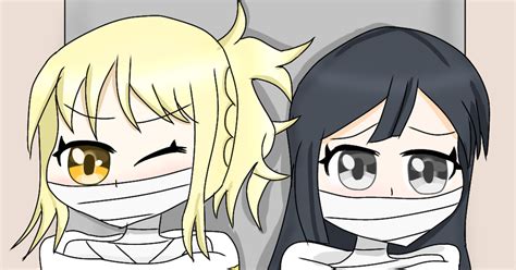 緊縛 簀巻きマミフィケーション しっぷうのイラスト Pixiv