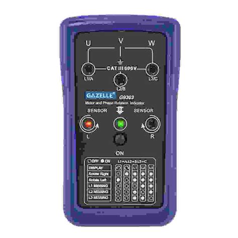 Buy Gazelle Phase Sequence And Motor Rotation Indicator G9303 600 V