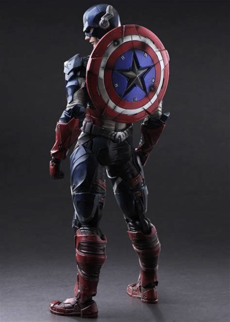 Play Arts Captain America And Black Widow Up For Order Marvel Toy News