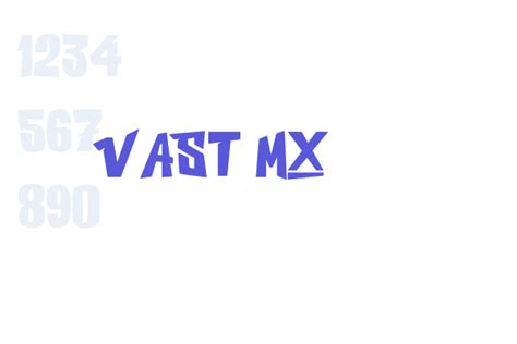 Vast Mx Font Free Download