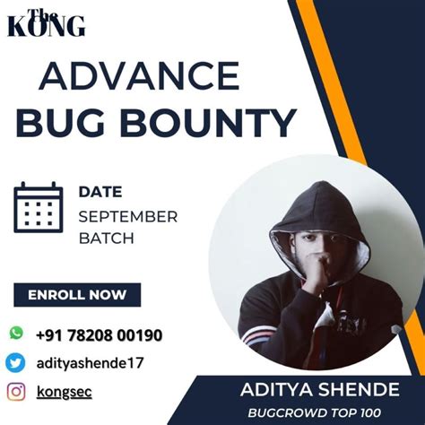Aditya Shende On Linkedin Bugbounty Bugcrowd Hackerone Bughunting