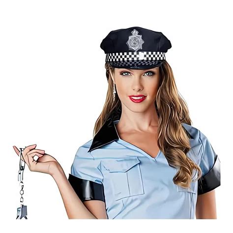 Disfraz Cosplay Pack Policía Para Mujer Generico