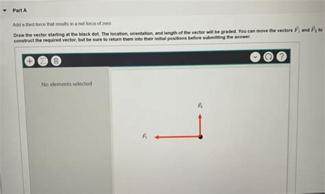 Solved Part A Add A Third Force That Results In A Net Force Chegg Com