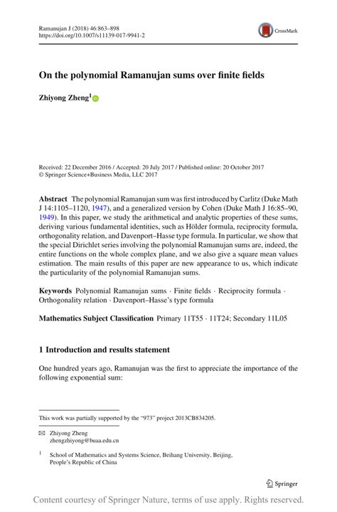 On The Polynomial Ramanujan Sums Over Finite Fields