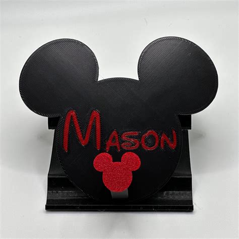 Personalized Mickey Mouse Hook Etsy