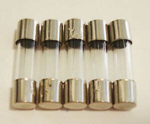 LOT OF 5 NEW F2AL250V FUSES 2A 250V 5mm x 20mm