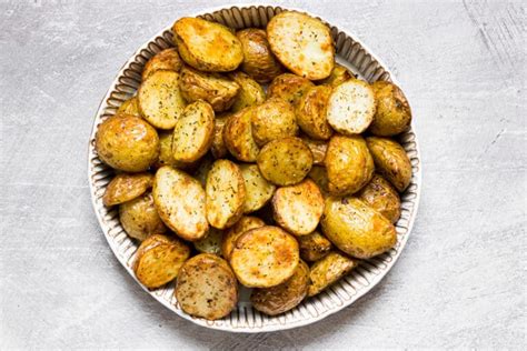 Air Fryer Roasted Potatoes Nutmeg Nanny