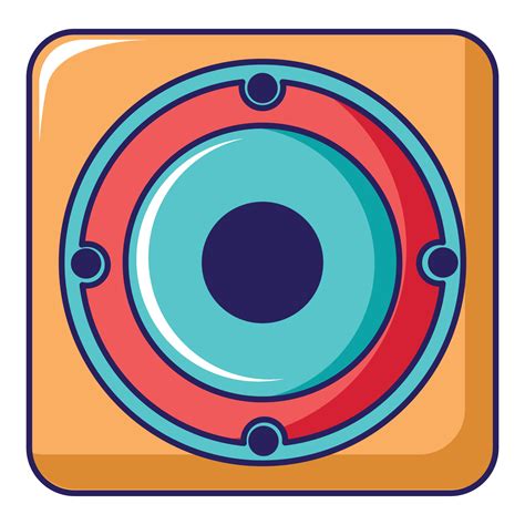 Speaker Icon Cartoon Style 15070763 Vector Art At Vecteezy