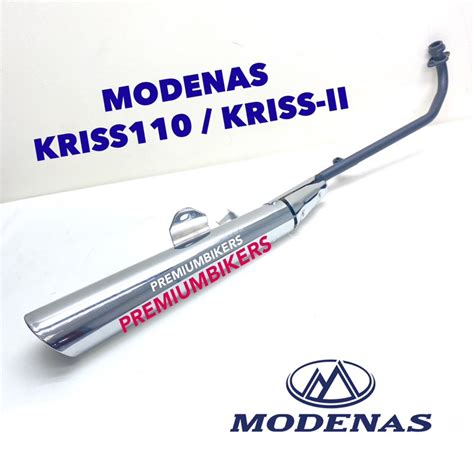 Kriss Modenas Kriss110 Kriss100 Exhaust Ekzos Muffler Pipe Assy