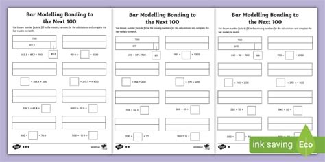 KS Bar Modelling Bonding To The Next Activity Sheet