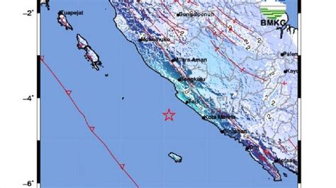 Gempa Terkini Di Indonesia BMKG Gempa Magnitudo 5 2 Guncang Barat