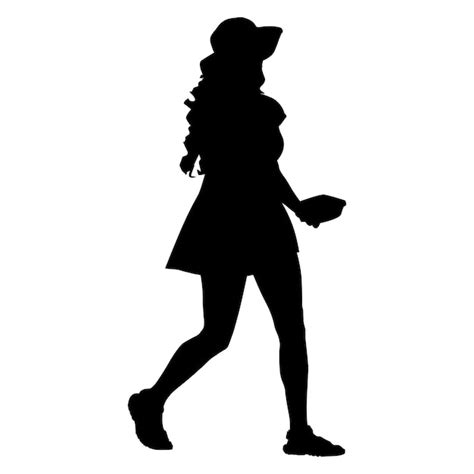 Walking Girl Silhouette Images Free Download On Freepik