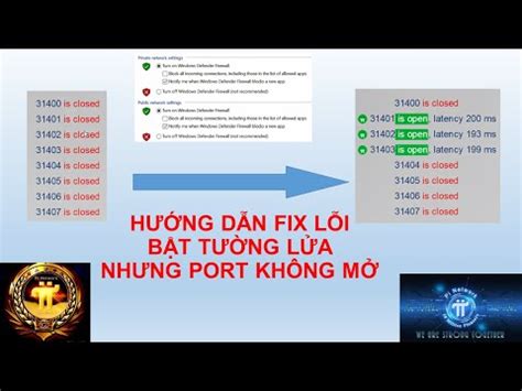 2023 Hướng Dẫn Fix Lỗi Bật TƯỜNG LỬA Nhưng PORT Không Mở PI NODE Pi