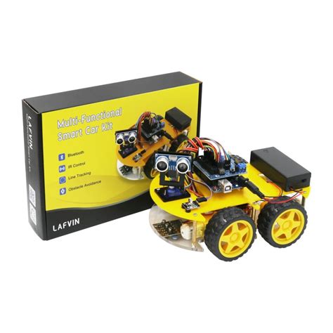 Lafvin Multi Function 4wd Robot Car Ultrasonic Module Robot Car