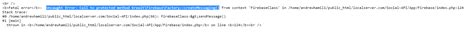 Firebase Cloud Messaging Uncaught Error Call To Protected Method Kreait Firebase Factory