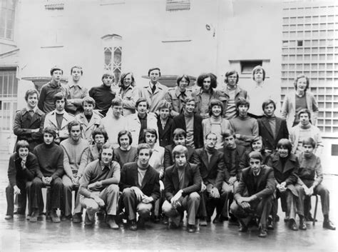 Photo De Classe 1ièrec De 1971 Lycée Ampère Saxe Annexe Du Lycée