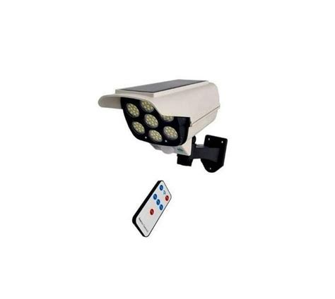 Someones In A Makro Camera Shaped Motion Sensor Security Solar