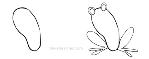 Step By Step Drawing Of A Frog