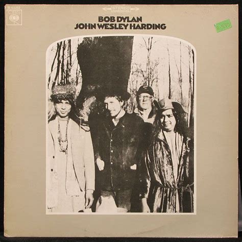 Пластинка Bob Dylan John Wesley Harding 1975 Exex арт 282810