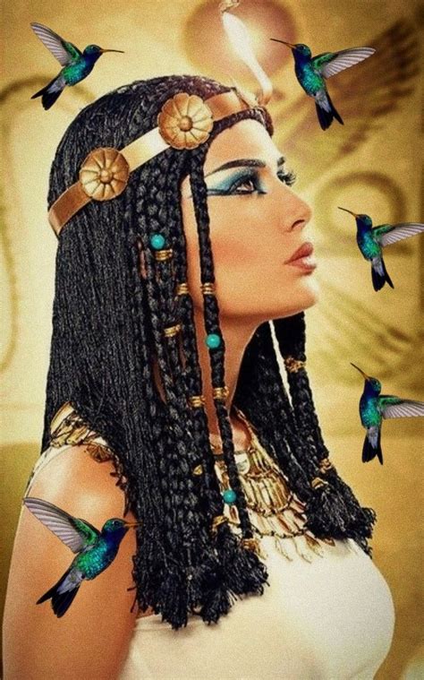 arquétipo da cléopatra beija flor Egyptian goddess tattoo